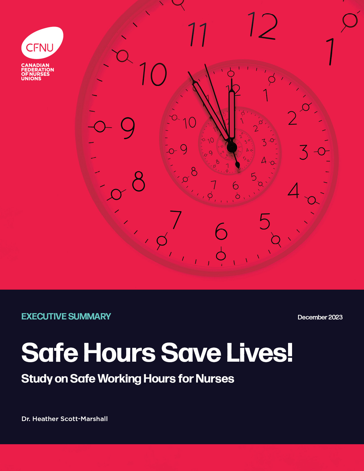 Safe Hours Save Lives! Study on safe working hours for nurses Canadian ...