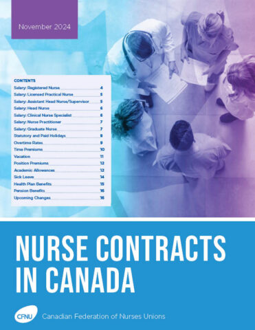Nurse Contracts Across Canada Canadian Federation of Nurses ...